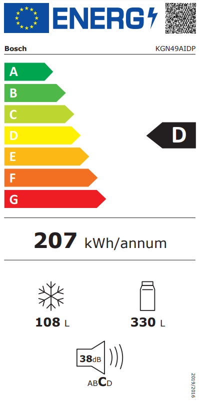 Bosch Kombinovani frižider KGN49AIDP | Tehnomanija